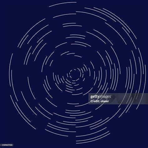 Orbital Discrete Areas In Concentric Circles Around Middle White On Blue High Res Vector Graphic