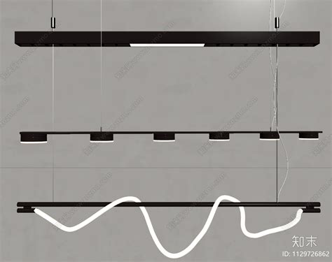 现代吊灯su模型下载【id 1129726862】 知末su模型网