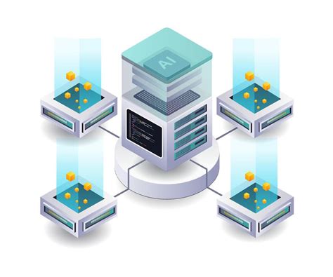 Analyzing Cloud Server Security With Ai Technology 47546435 Vector Art