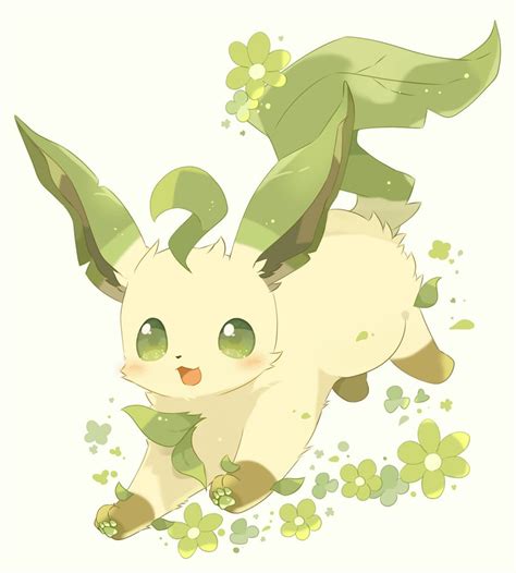 Leafeon Pokemon Drawn By Ushiina Danbooru