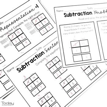 Double Digit Subtraction With Regrouping Distance Learning TpT