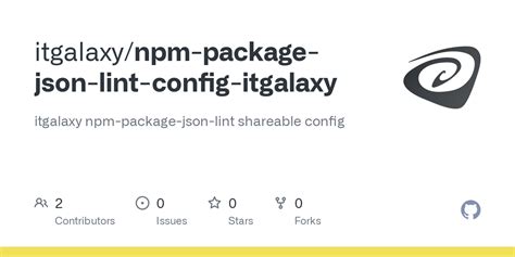 GitHub Itgalaxy Npm Package Json Lint Config Itgalaxy Itgalaxy Npm Package Json Lint