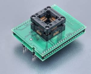 DIL48 QFP64 1 02 ZIF LPC 8 Programming Programmer Adapter Socket Converter Package QFP64 Elnec