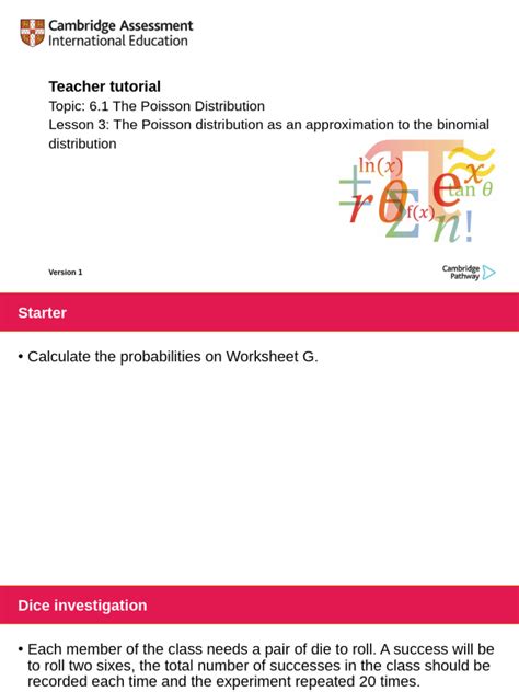 Poisson Approximation Tutorial Pdf