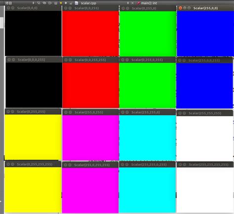 Opencv Scalar Hiligei 博客园