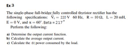 Solved A Determine The Output Current Function B Calculate