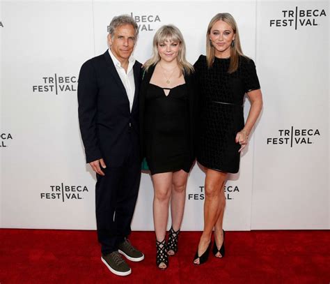 Ben Stiller Christine Taylor Hit Red Carpet With Daughter Ella See