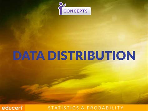 Concepts Data Distribution Lesson Plans
