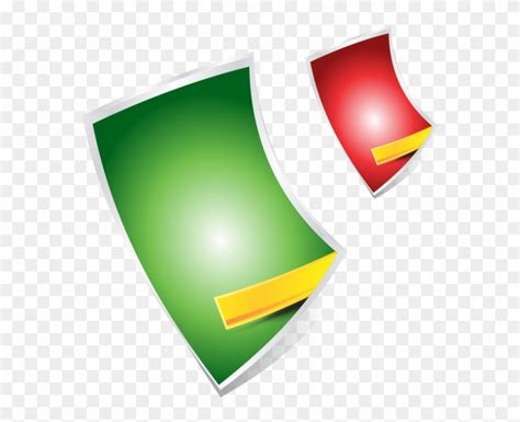Red Green Shape With Ribbon Shape Tutorial Css Ribbon Free Png