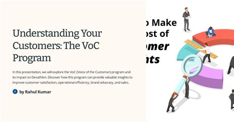 Understanding Your Customers The Voc Program