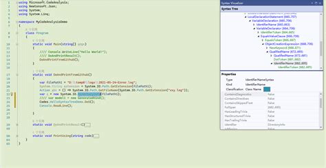 How To Get Some Nodes Like The Roslyn Syntax Visualizer In Visual Studio Issue