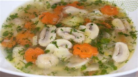 სოკოს სუპის რეცეპტი Youtube