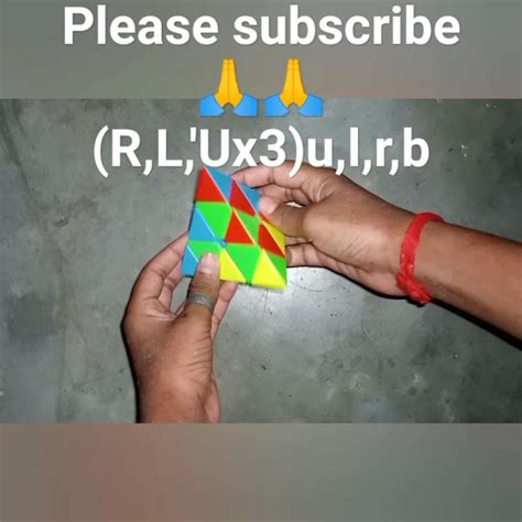superflip pattern on pryaminx youtubeshorts shorts cube viral