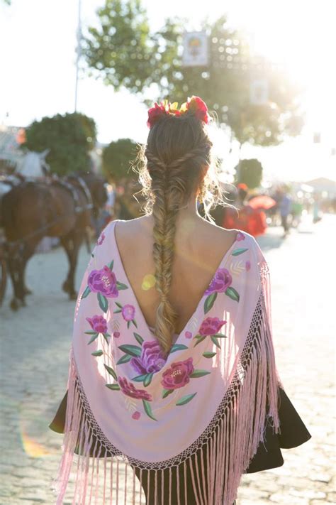 Peinado De Feria Roxana Zurdo Peinado Flamenca Recogido Con Trenzas Peinados