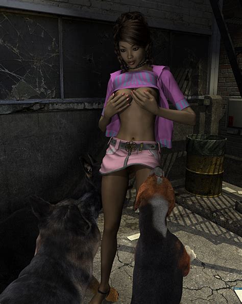 Rule 34 3d Alley Beagle Breasts Brown Hair Canine Darksoul Doberman