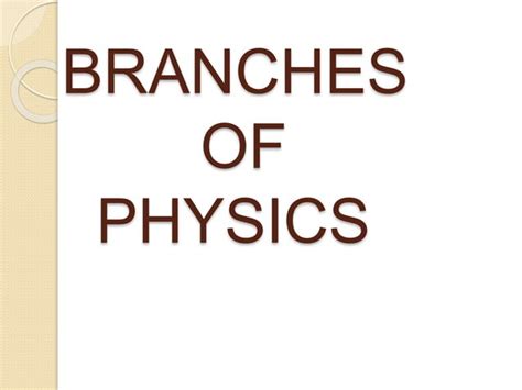 Physical Quantities Ppt