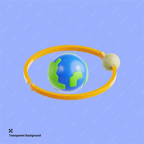 Premium Psd Orbital Path Exploration In 3d Icon Style