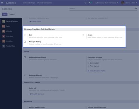 Odoo Chatter Message Edit And Delete WebKul