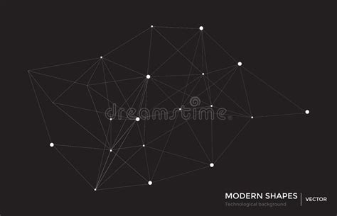 Vector Abstract Circuit Networking Blockchain Concept Stock Vector Illustration Of