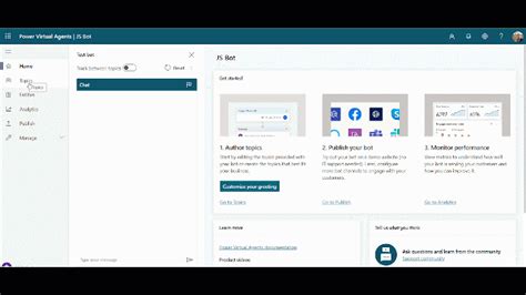 power virtual agents customize the bot conversation messages msdevbuild
