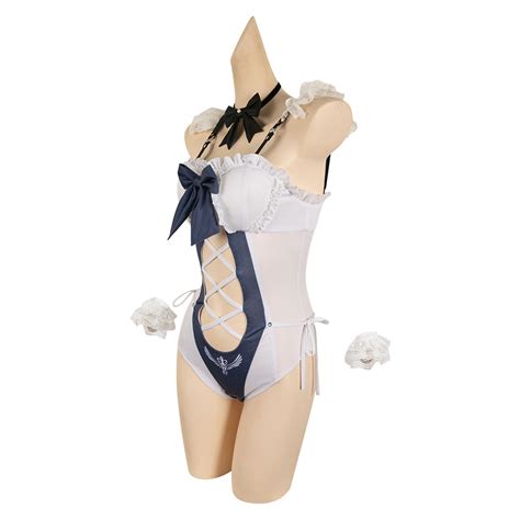 Stellar Blade Eve Ocean Maid Outfit Swimsuit Swimwear Cosplay Costume