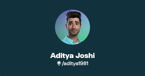 Aditya Joshi Twitter Instagram Facebook Linktree