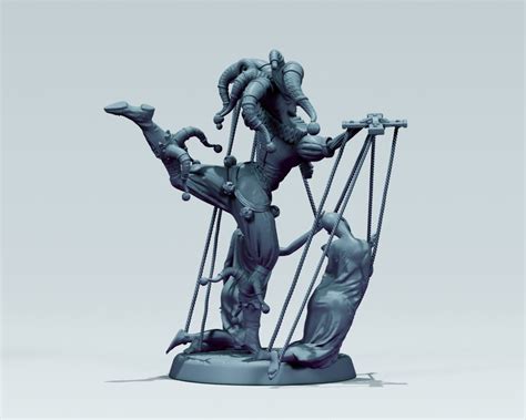 Undead Jester Miniature For Dandd Pathfinder Rpg And Etsy