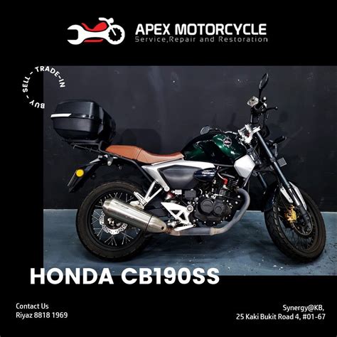 Honda Cb190ss Motorcycles Motorcycles For Sale Class 2b On Carousell