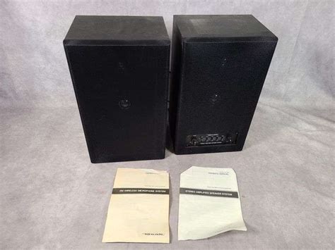 Realistic Amplified Speaker System In Original Box Untested Kaufman Realty And Auctions