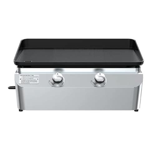 Nexgrill Premium Cooking Griddle Grill 2 Burner Tabletop Griddle