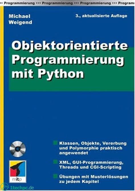 Einführung In Die Objektorientierte Programmierung Mit Python