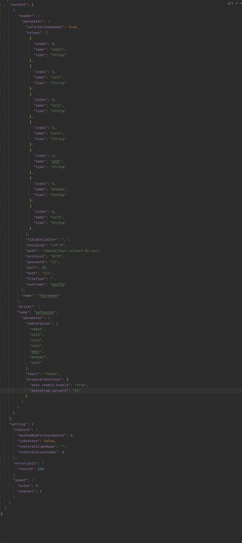 Ftp采集数据输出到kafka报空指针 · Issue 1623 · Dtstackchunjun · Github