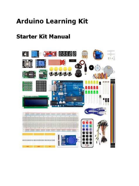 Arduino Upgraded Learning Kit Manual Pdf Relay Arduino