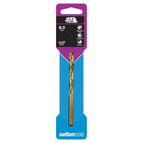 Sutton Hd Cobalt Hss Drill Bit Jobber 80mm D1080800 Tool Kit Depot