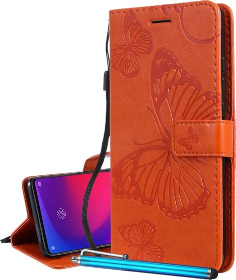 Amazon Com Laybomo Case For LG V ThinQ G Leather Case Butterfly Embossing Holster With ID
