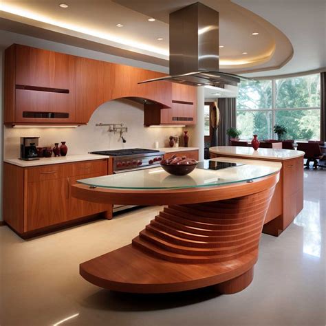 Modern Kitchen With Cherry Cabinets That Stops Looking Like The 1990s