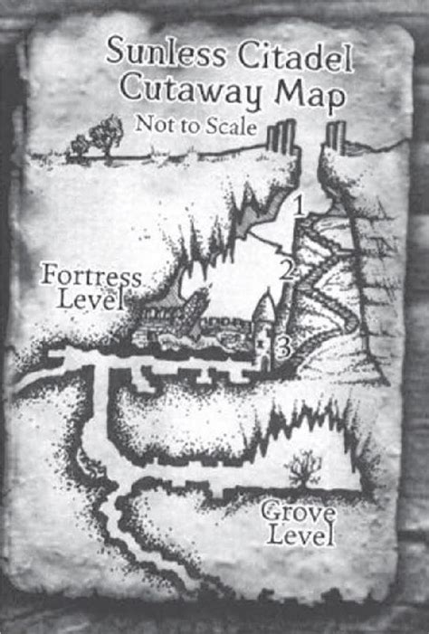 Sunless Citadel Sunless Map Citadel