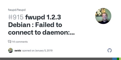 Fwupd 123 Debian Failed To Connect To Daemon Error Calling Startservicebyname For Org