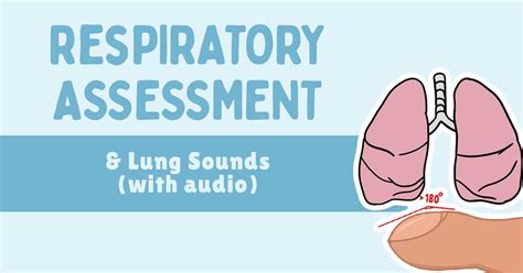 Nurses Guide To Lung Auscultation Of Lung Sounds And The Comprehensive Respiratory Assessment