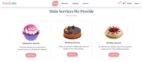 Github Ritikadongolbakery Website