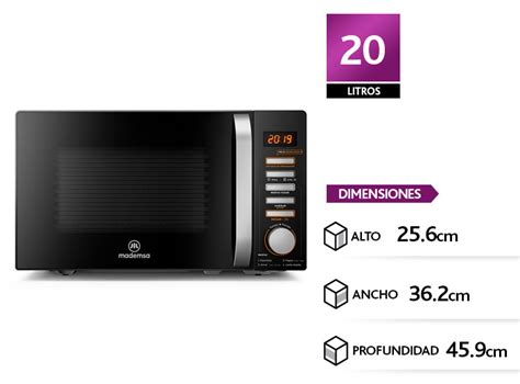 Microondas Digital Mm20fbh 20lts Mademsa