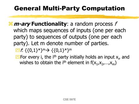 PPT Secure Multi Party Computation PowerPoint Presentation Free Download ID