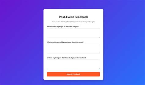 Post Event Survey Questions For Valuable Insights