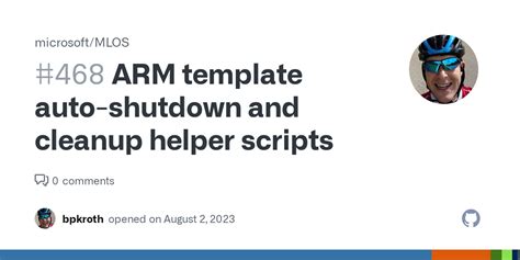 Arm Template Auto Shutdown And Cleanup Helper Scripts · Issue 468 · Microsoftmlos · Github