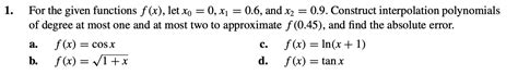 solved use theorem 3 3 to ﬁnd an error bound for the