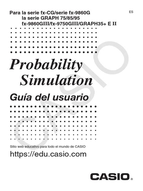 Probability Simulation Es Pdf Calculadora Matemáticas