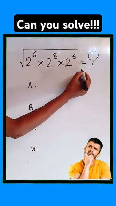 Square Root Exponent Maths Shorts Youtube