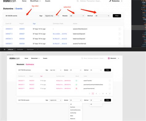 Implement New Filter Ui · Issue 606 · Opensquare Networkstatescan