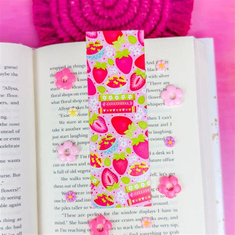 Strawberry Book Stacks Bookmark Emily Cromwell Designs Strawberry Book Stacks Bookmark Emily Cromwell Designs