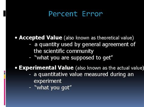 Accuracy Precision Percent Error Temperature Scales Accuracy How